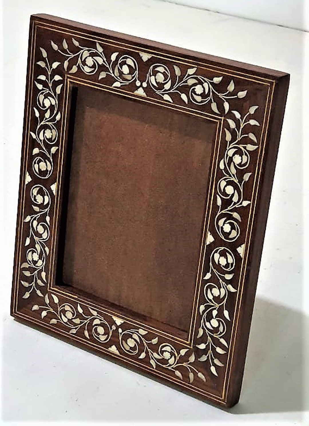 Inlaid Photo Frame|inlaid Mirror Frame| India Antique Frame|bone Inlay ...
