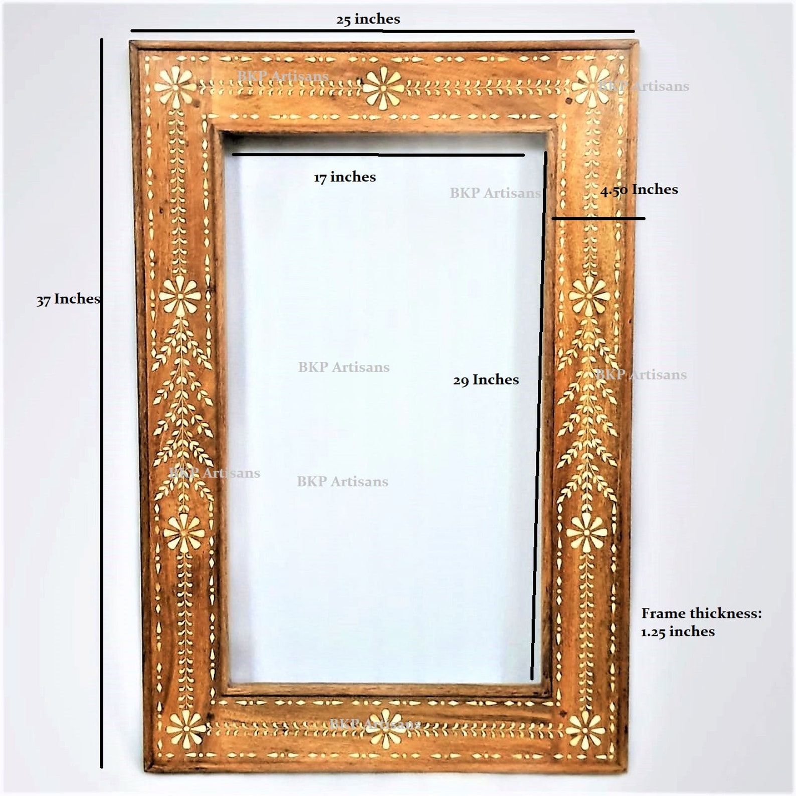 Inlaid Photo Frame|inlaid Mirror Frame| India Antique Frame|bone Inlay ...