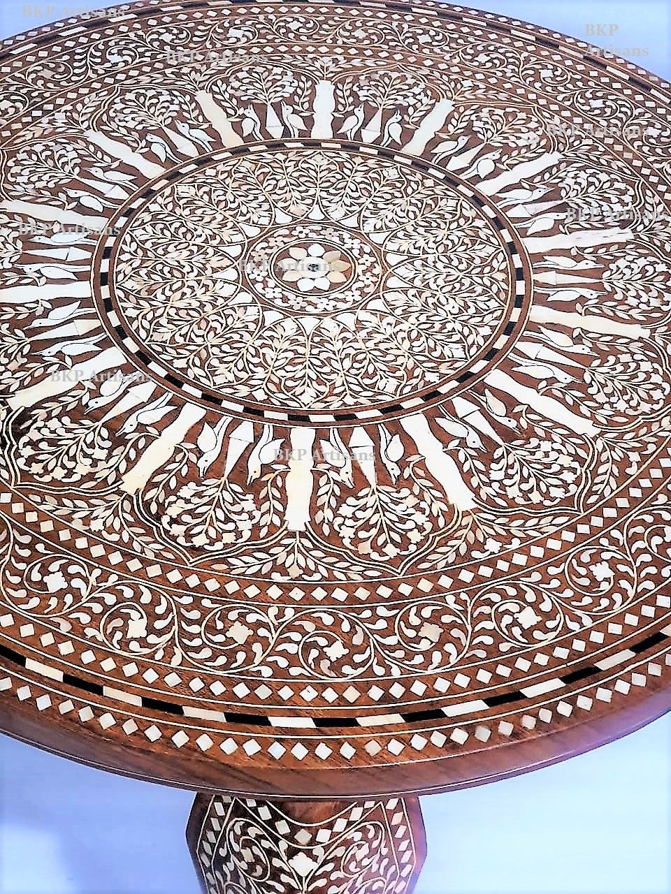 Inlay Coffee Tableinlaid Coffee Table Bone Inlay Coffee | Etsy