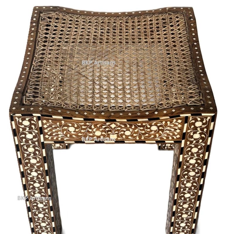 Bone Inlay Bench - Etsy