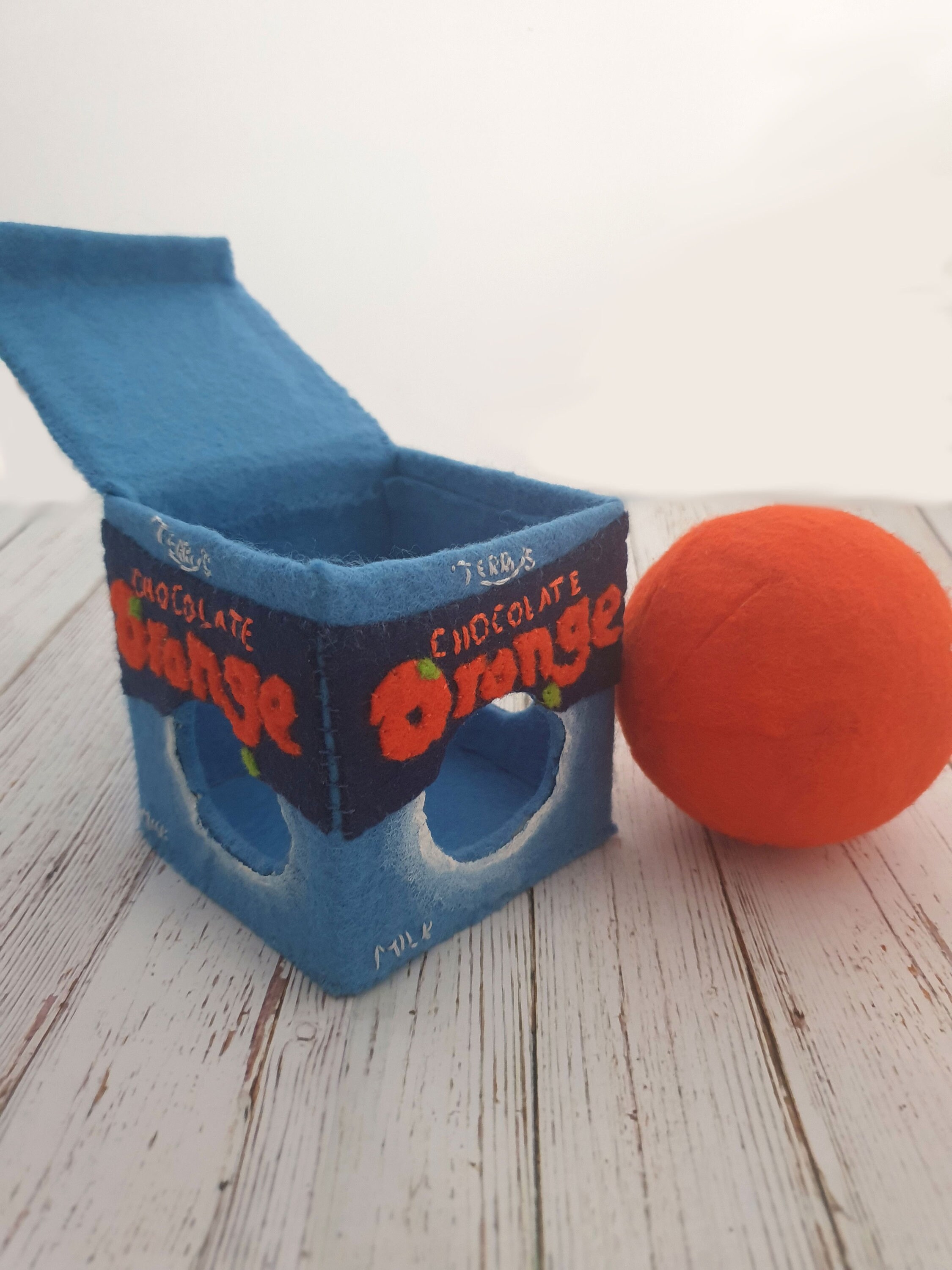 Felt Chocolate Orange Sweet Wrapper | Etsy