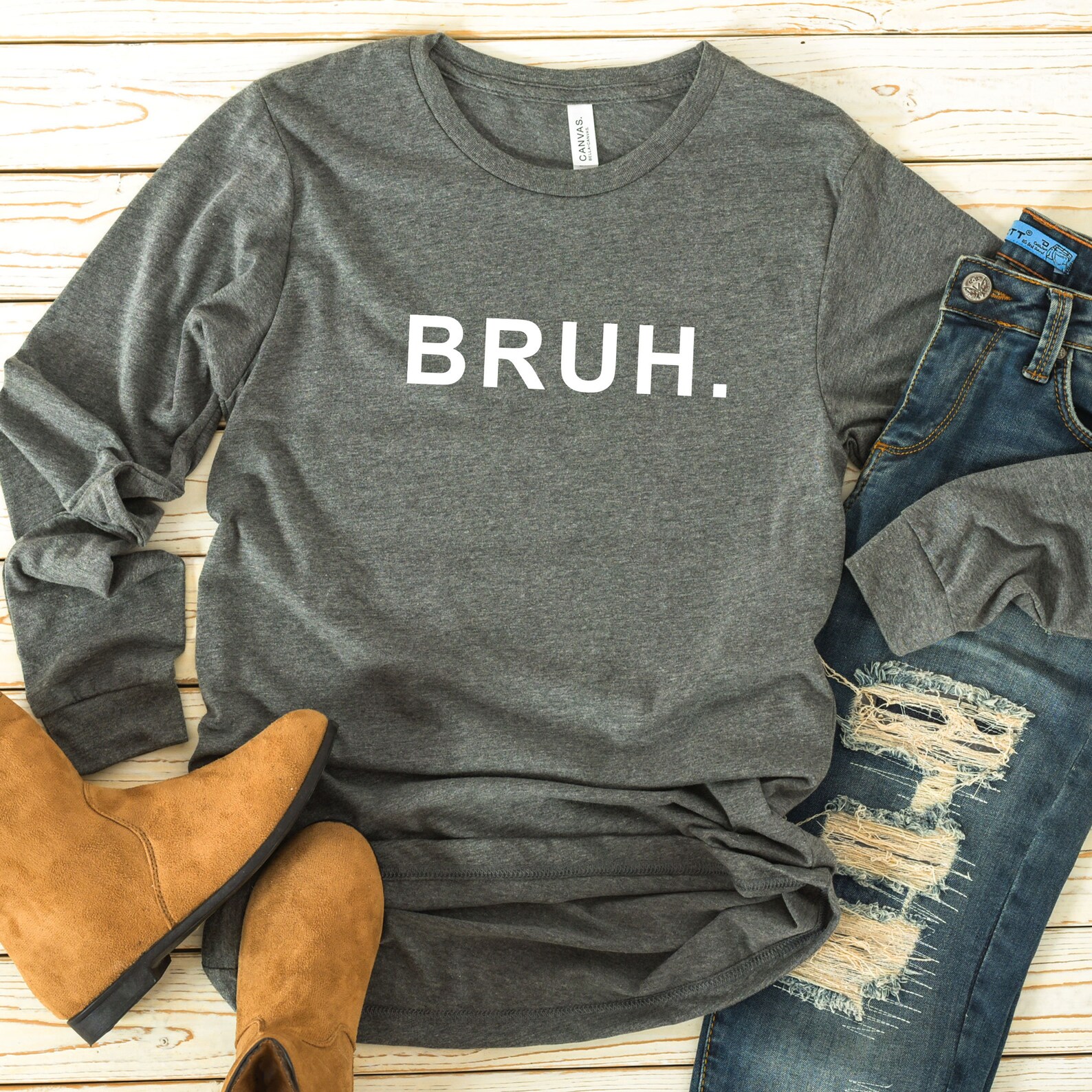 Bruh Shirt Gift for Teen Boy or Girl Funny Meme Quote Shirt | Etsy
