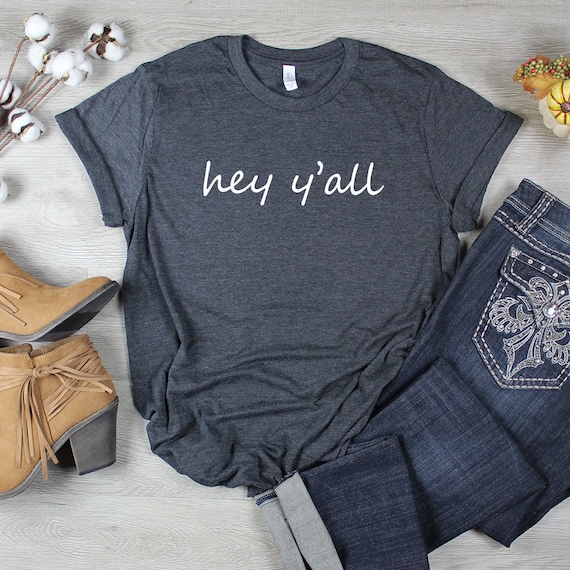 Hey Yall Shirt Southern Shirts South Carolina Gift for Her | Etsy