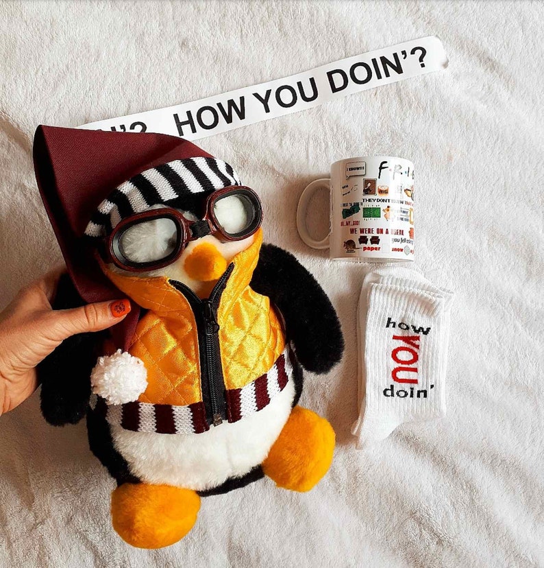 Huggsy Penguin Doll / Joey Tribbiani Hugsy / Plush Toy the - Etsy