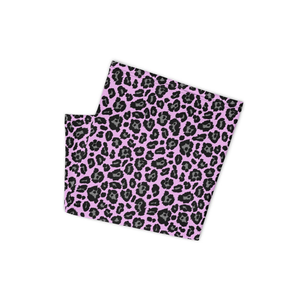 Kids Pink Leopard Face Mask Neck Gaiter for Girls Tweenteen - Etsy