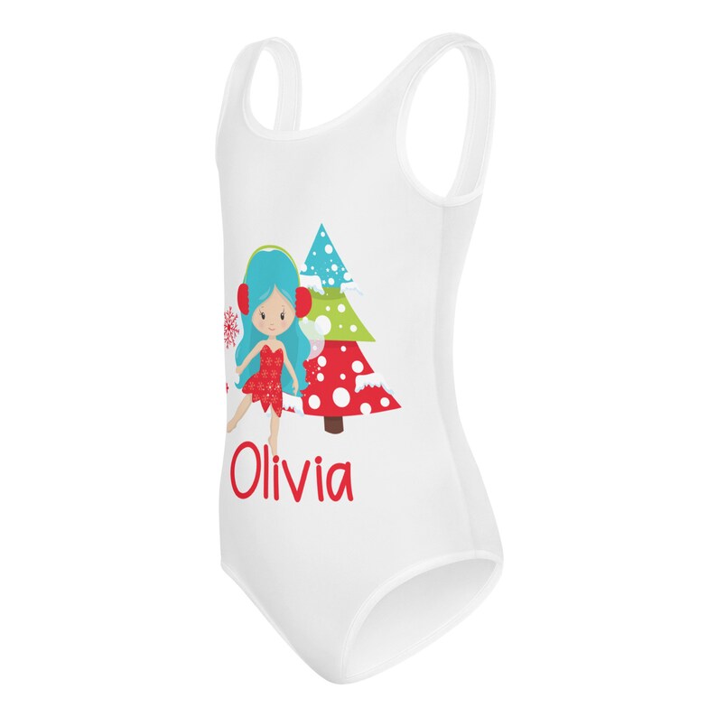 Fairy Swimsuit, Christmas Girl Swimsuit Gift, Custom Swimsuit for Girls ...
