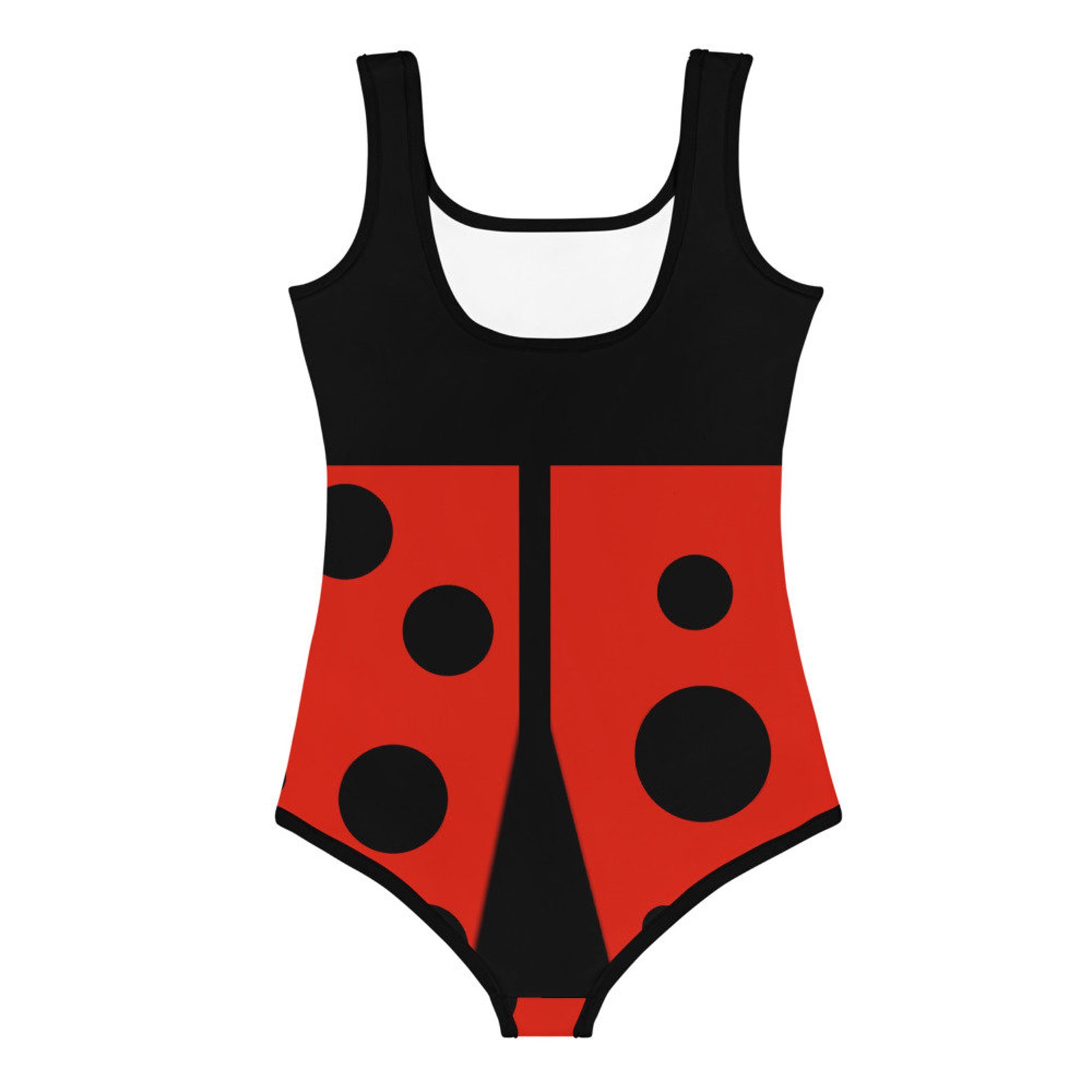 Girl Swimsuit, Ladybug Swimsuit for Girls, Little Girl One Piece ...