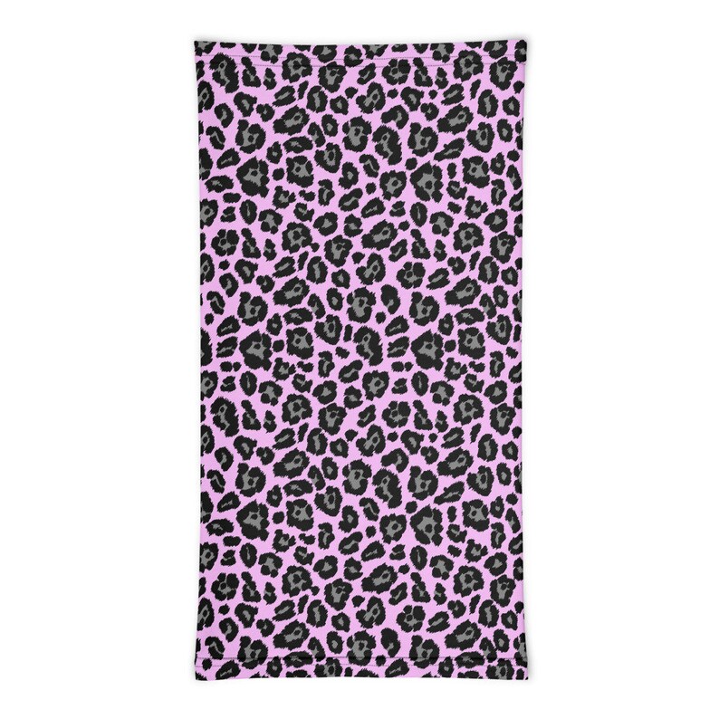 Kids Pink Leopard Face Mask Neck Gaiter for Girls Tweenteen - Etsy