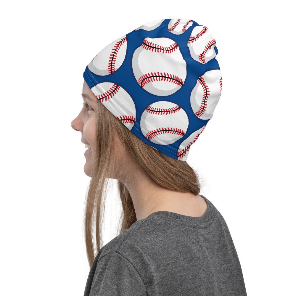 Kids Baseball Face Mask Neck Gaiter for Boys, Washable Soft Cloth Cover ...