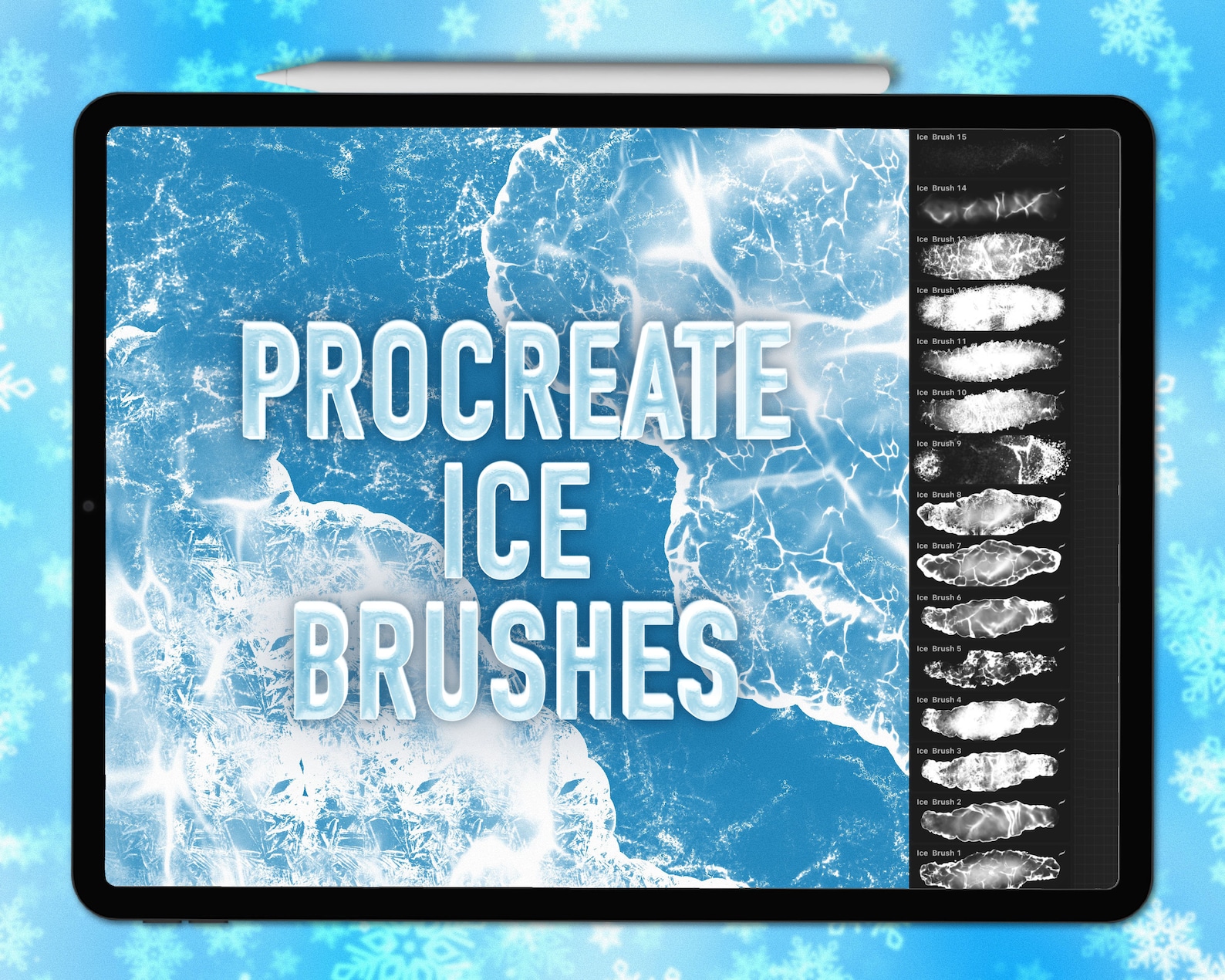 Procreate Ice Brushes Procreate Glaze Brushes Rime Ice - Etsy