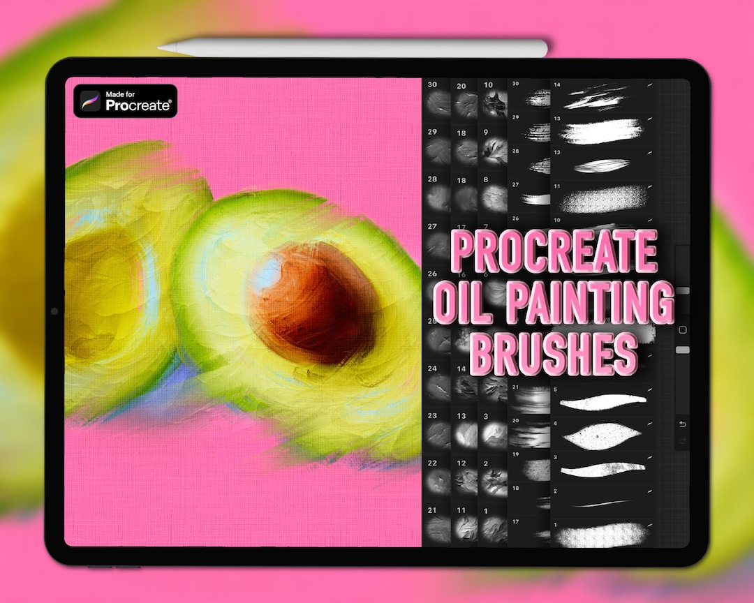 Procreate Oil Brushes. Procreate Oil Painting Brushes. Oil Procreate ...