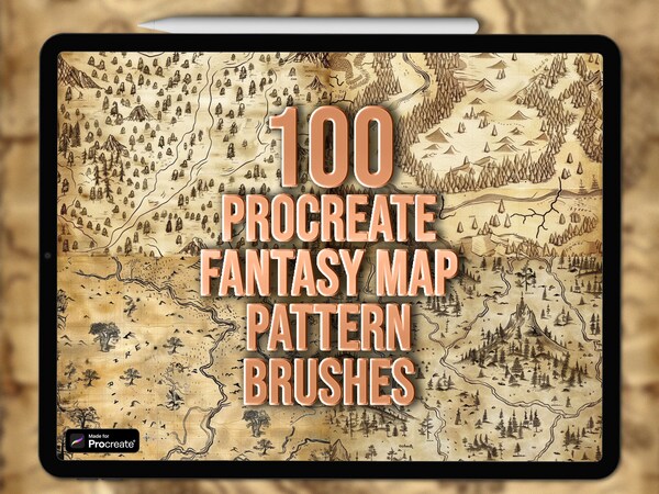 Clipstudio Brushes for Fantasy Map - Etsy Canada