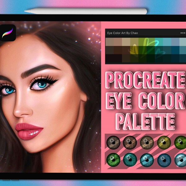 Procreate Eye Color Palette - Etsy