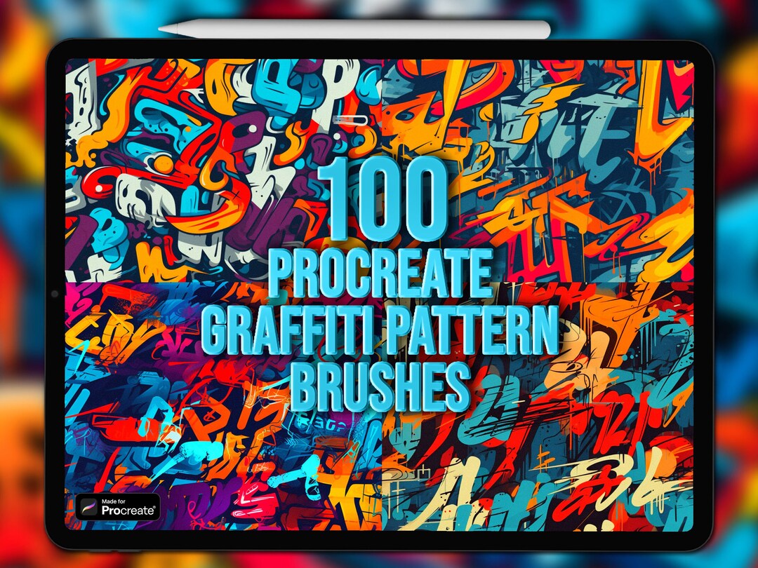 Procreate Graffiti Brushes | Graffiti Procreate Texture Brushes ...