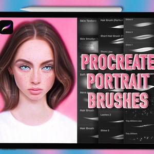Procreate Portrait Brushes Portrait Procreate Brushes Procreate Blending Brushes Procreate Hair ...