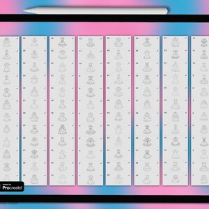 Anime Dress Procreate Stamps. Procreate Anime Dress Stamps. Anime ...