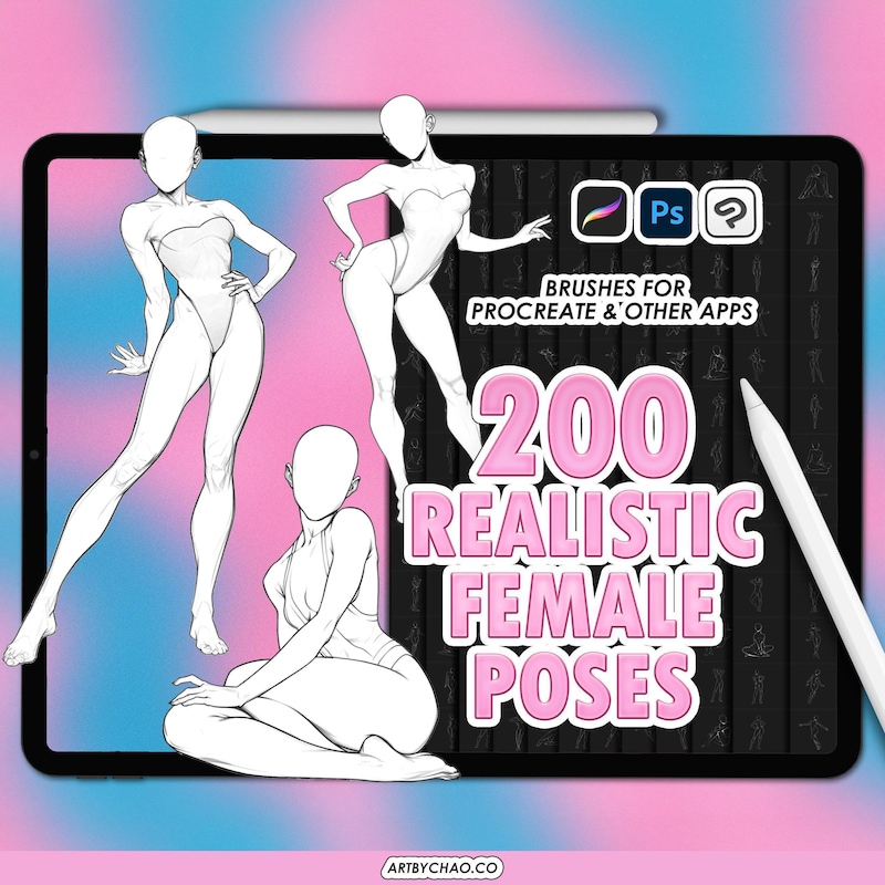 Chibi Pose Reference - Etsy