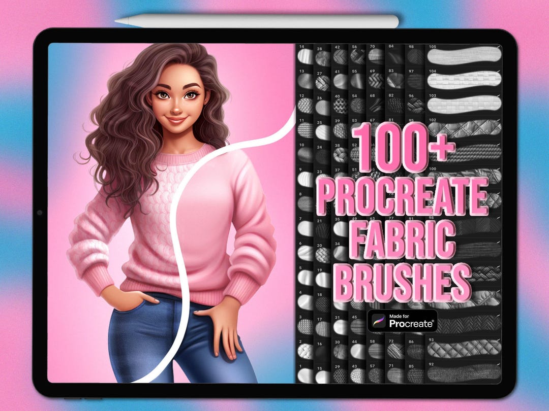 Procreate Fabric Brushes. Fabric Procreate Texture Brushes. Procreate ...