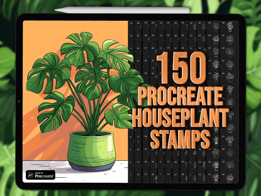 House Plant Procreate Stamps. Procreate Plant Stamps. Procreate House ...