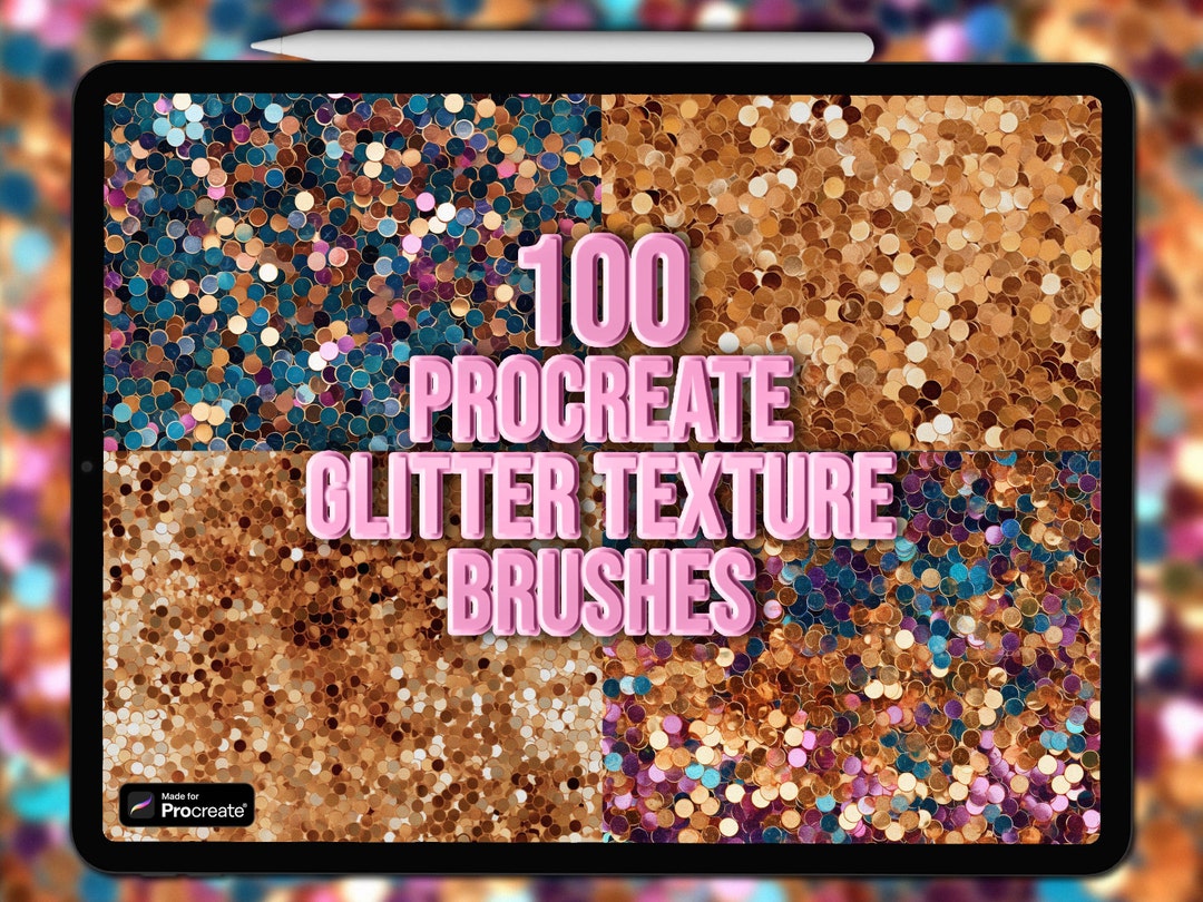 Procreate Glitter Brushes | Glitter Procreate Texture Brushes | Procreate Glitter Texture ...