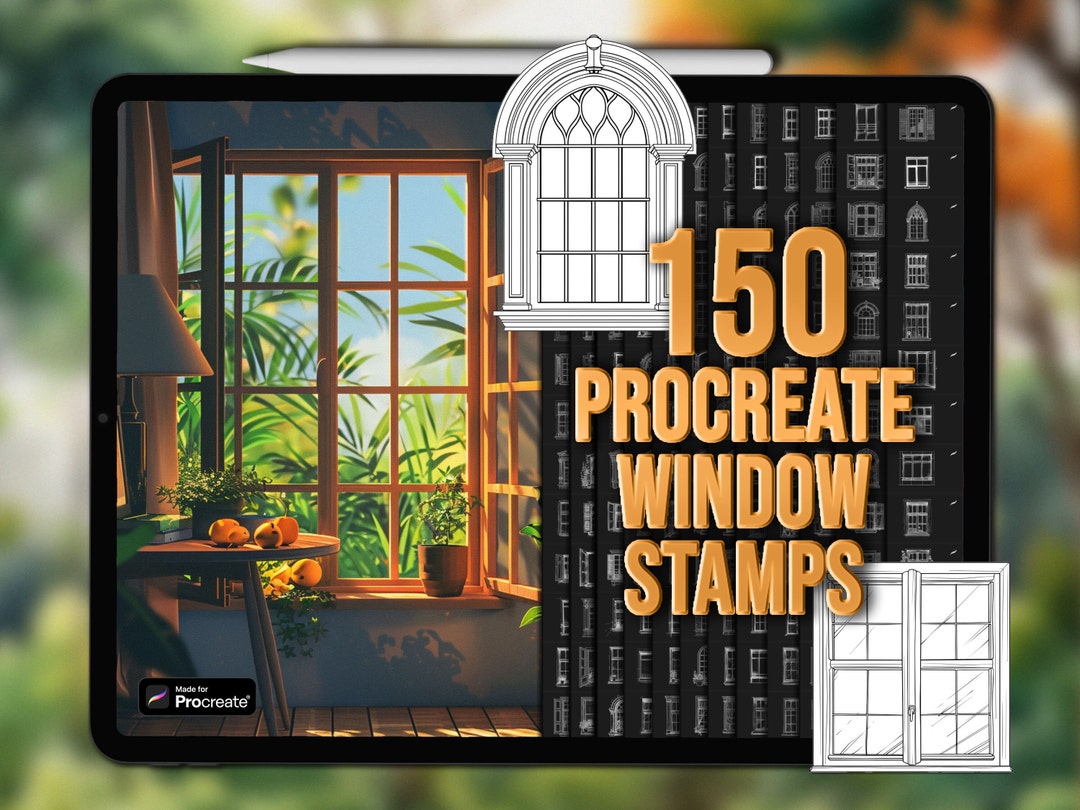 Window Procreate Stamps. Procreate Window Stamps. Procreate Window ...