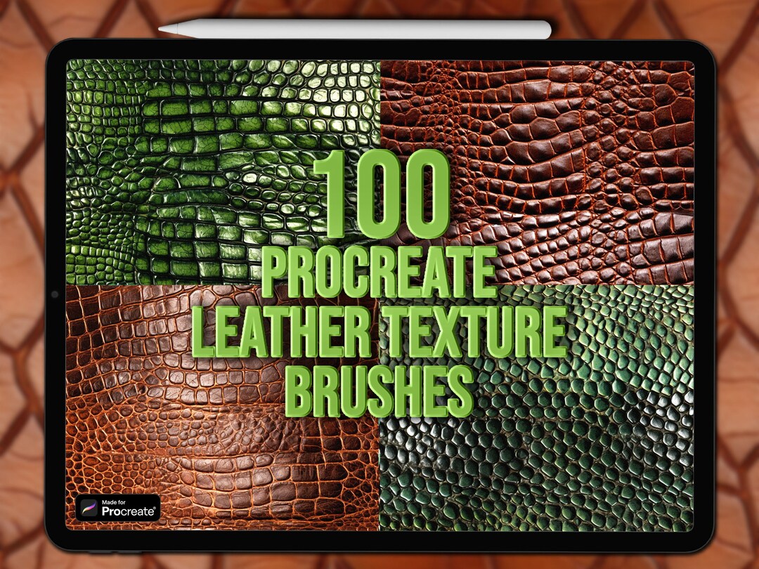 Procreate Leather Brushes | Leather Procreate Brushes | Leather Procreate Texture Brushes - Etsy