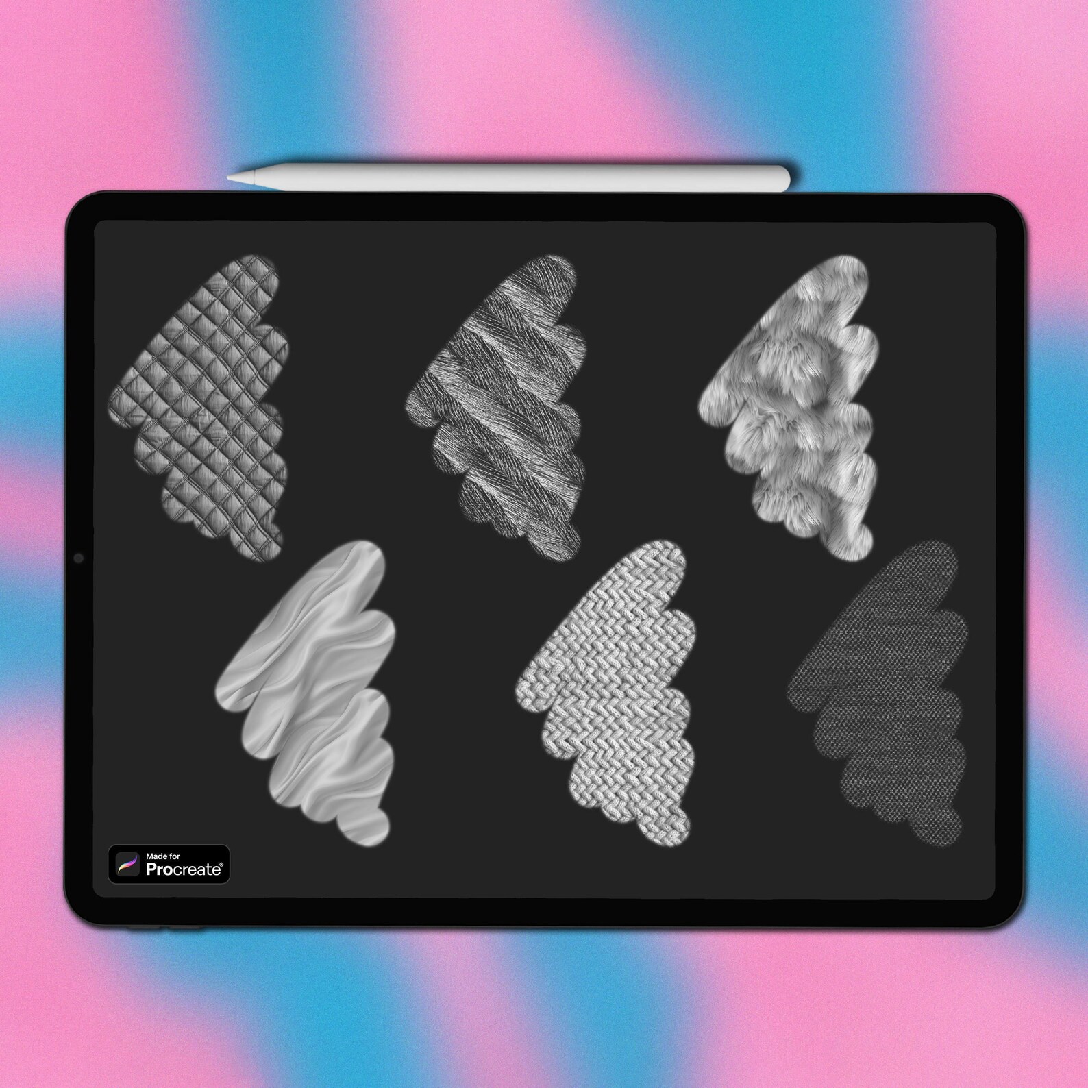 Procreate Fabric Brushes. Fabric Procreate Texture Brushes. Procreate ...