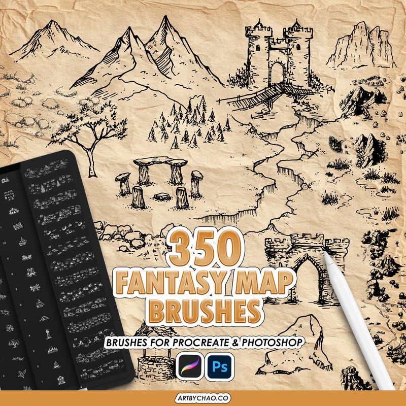 Fantasy Maps - Etsy