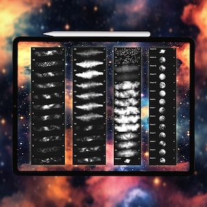 Procreate Galaxy Brushes | Procreate Space Brushes | Galaxy Procreate ...