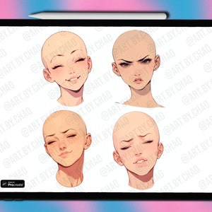 Base Procreate Head Stamps Procreate Head Base Stamps Procreate Face ...