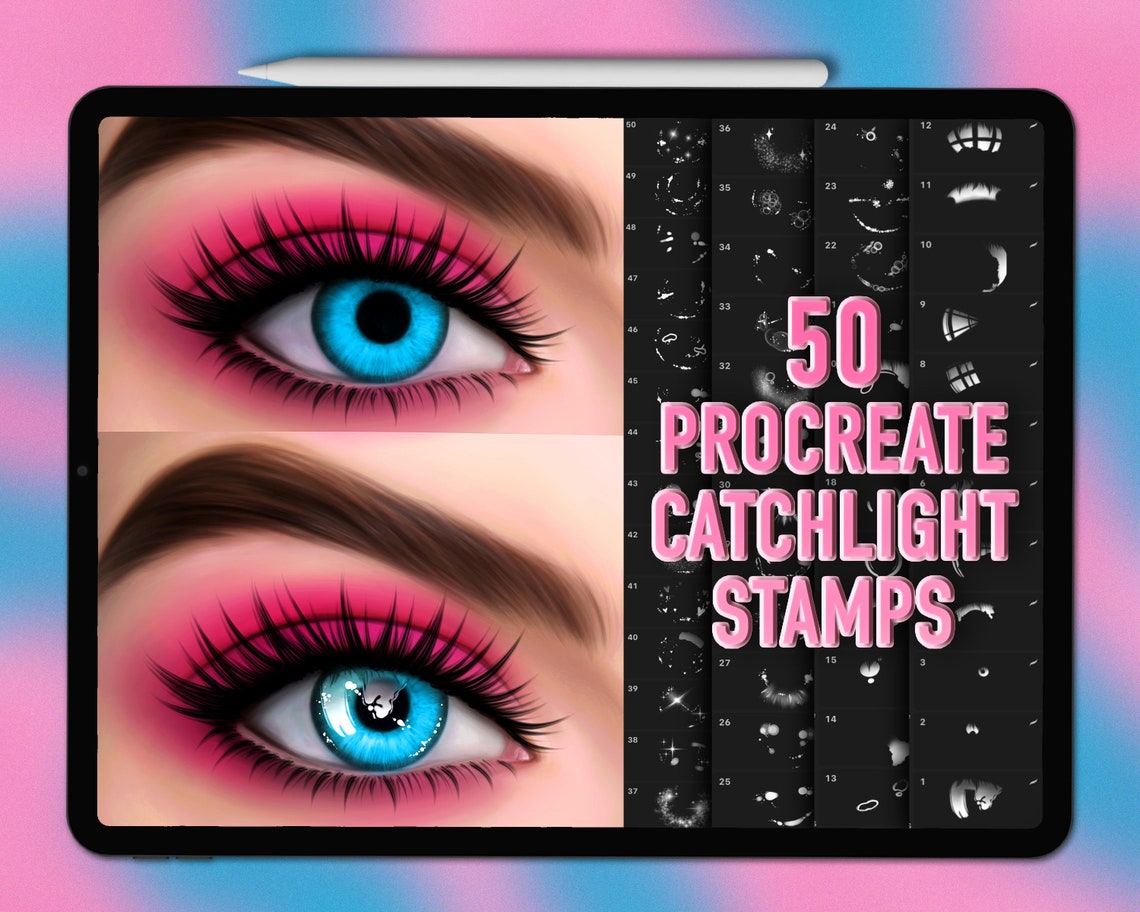 Procreate Catchlights Stamps Procreate Eye Stamps - Etsy