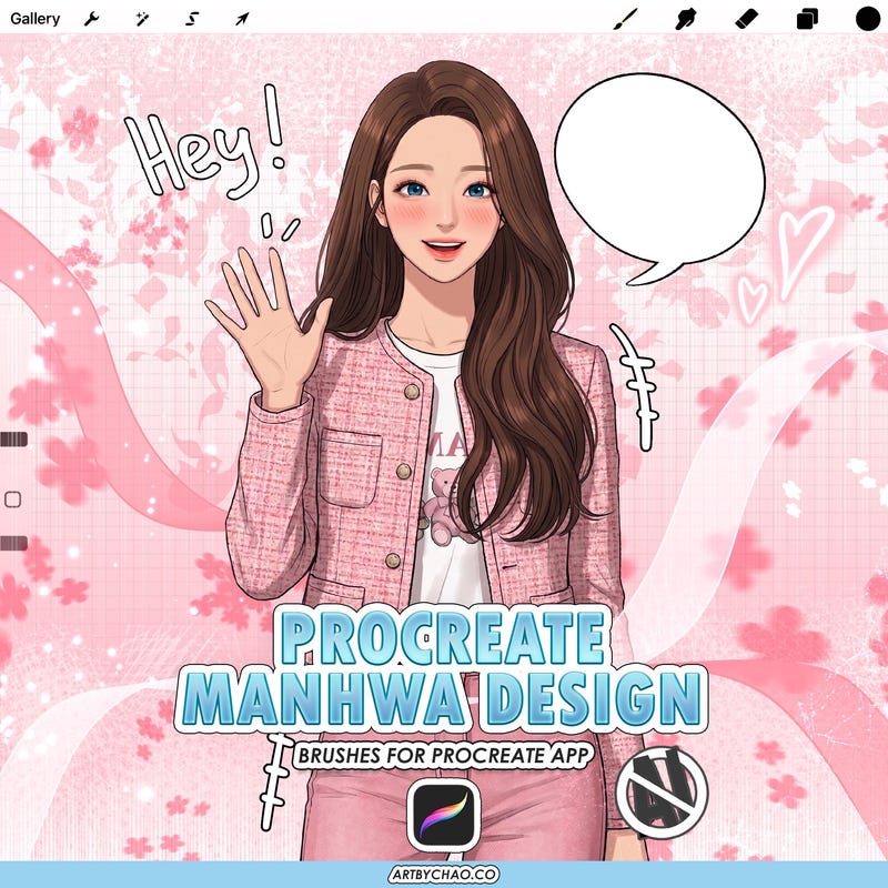 Procreate Brushes Manhwa - Etsy UK