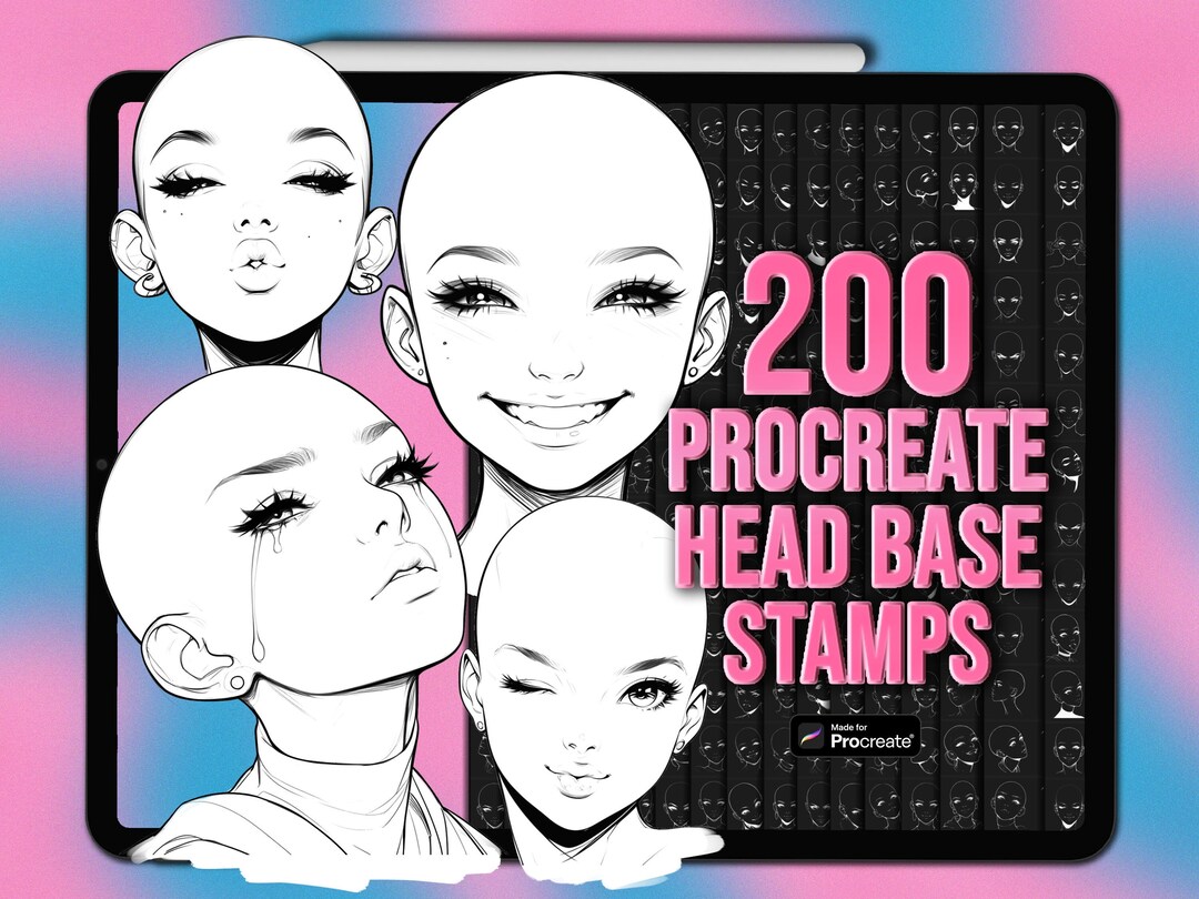 Base Procreate Head Stamps Procreate Head Base Stamps Procreate Face ...