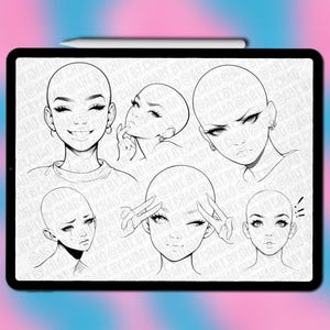 Base Procreate Head Stamps. Procreate Head Base Stamps. Procreate Face ...