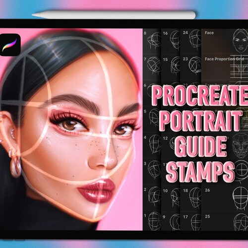 Face Stamps Brush Procreate Brushes - Etsy