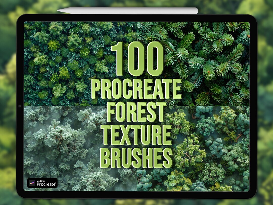Forest Procreate Texture Brushes | Forest Texture Procreate Brushes ...