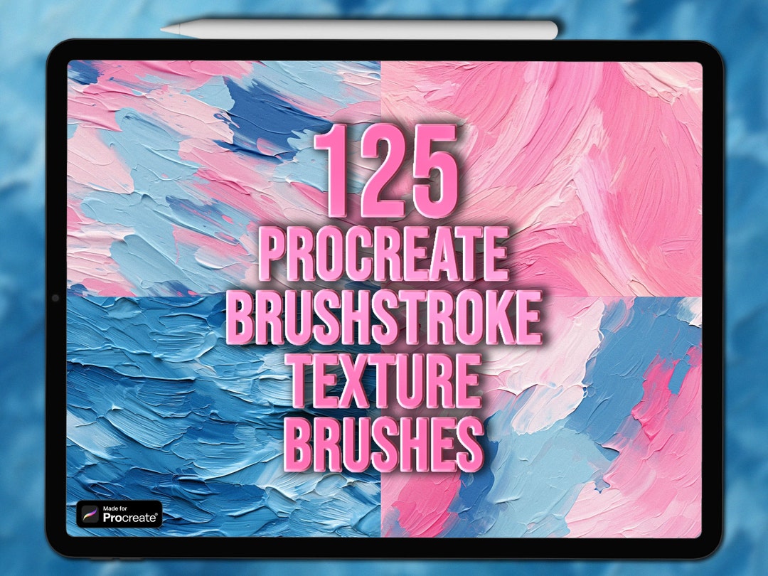 Procreate Brushstroke Texture Brushes | Oil Paint Texture Procreate ...