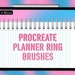 Procreate Planner Ring Brushes Planner Procreate Brushes Procreate ...
