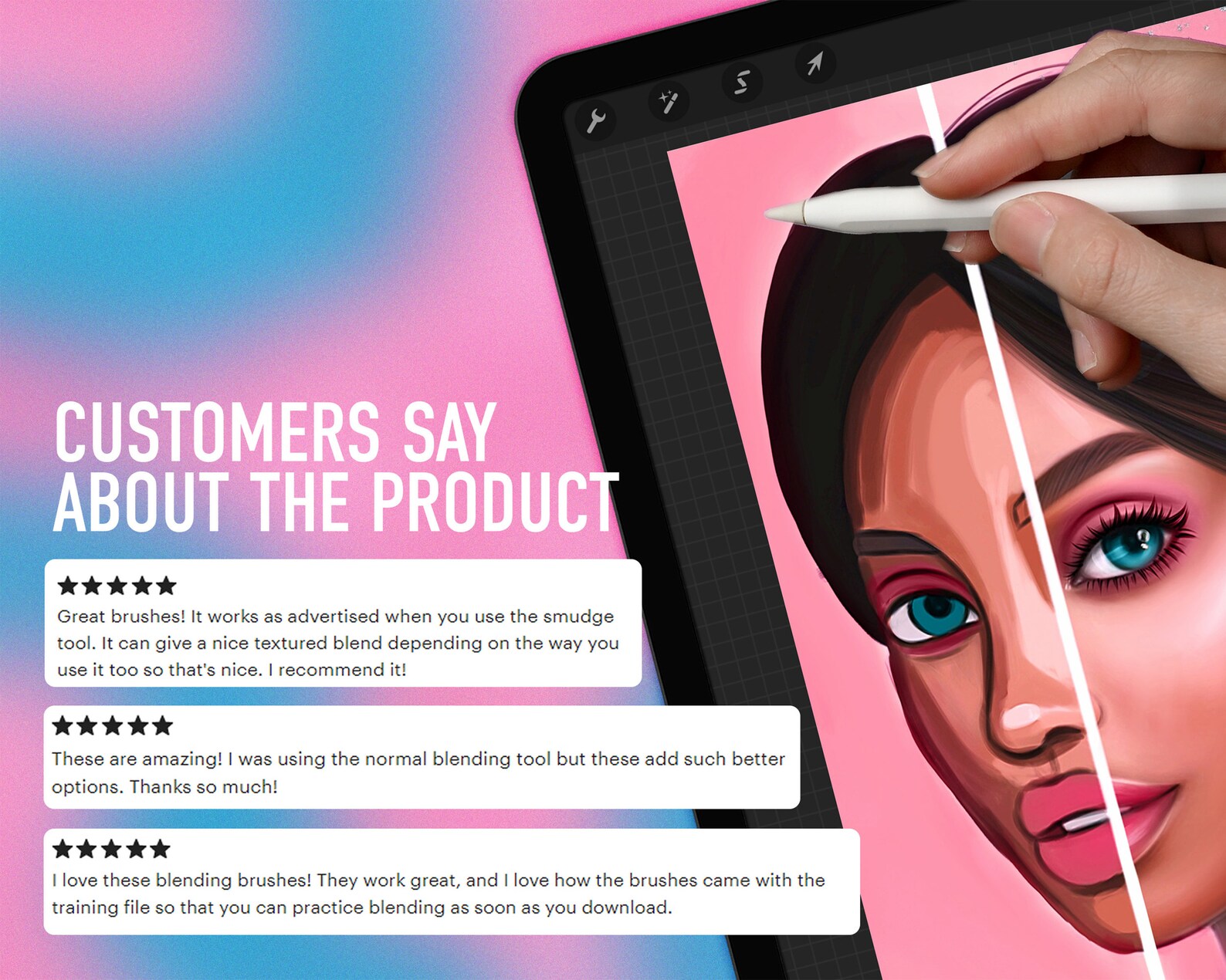 Procreate Brushes Bundle Portrait Procreate Brushes - Etsy