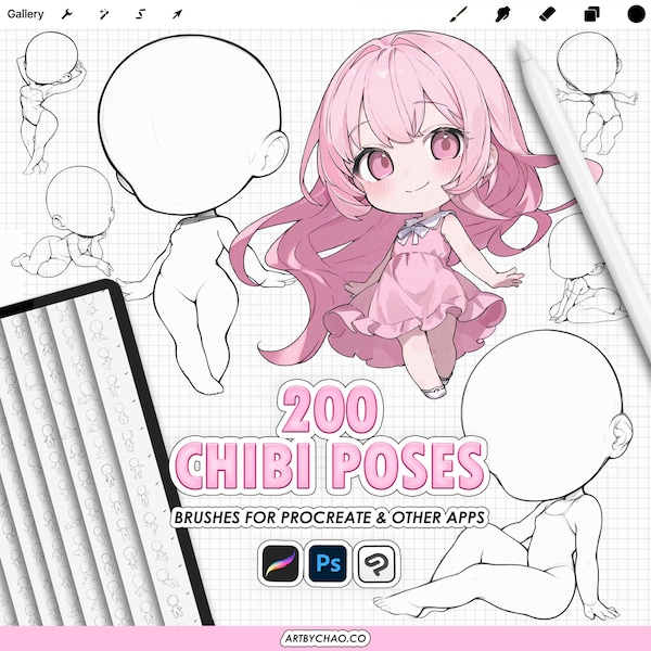 Anime Body Template - Etsy
