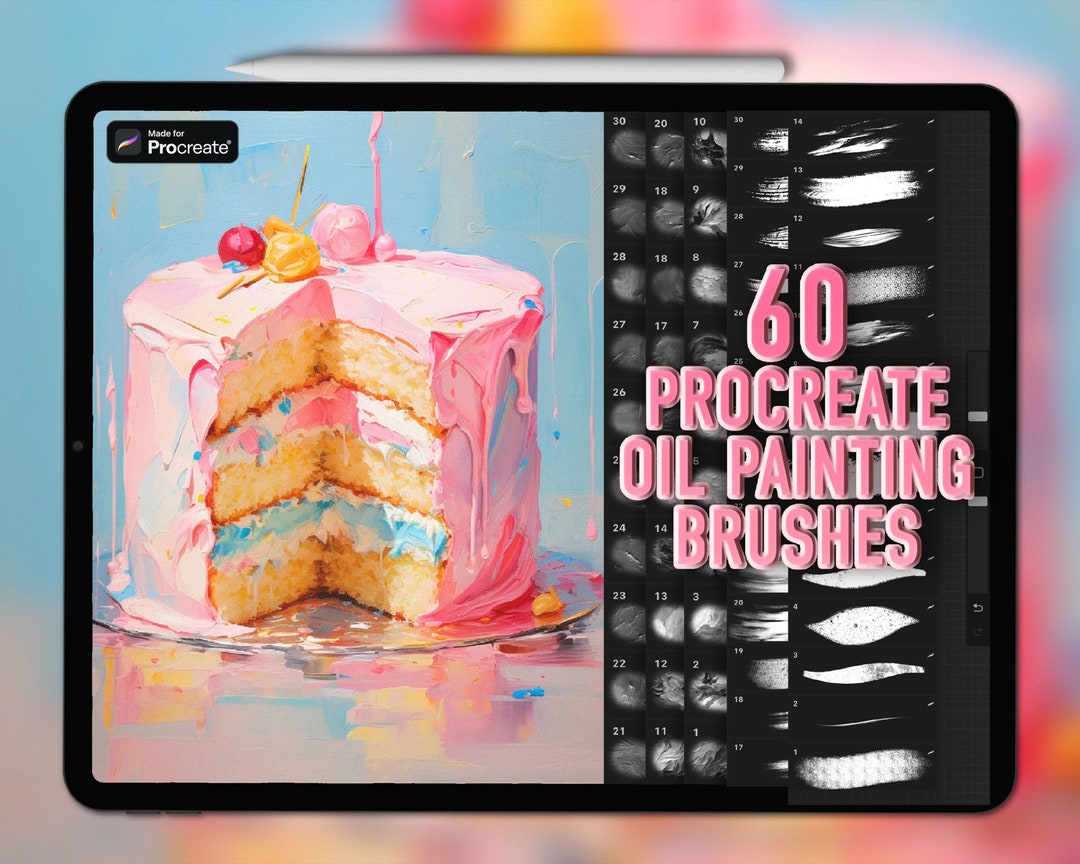 Procreate Oil Brushes Procreate Oil Painting Brushes Oil - Etsy