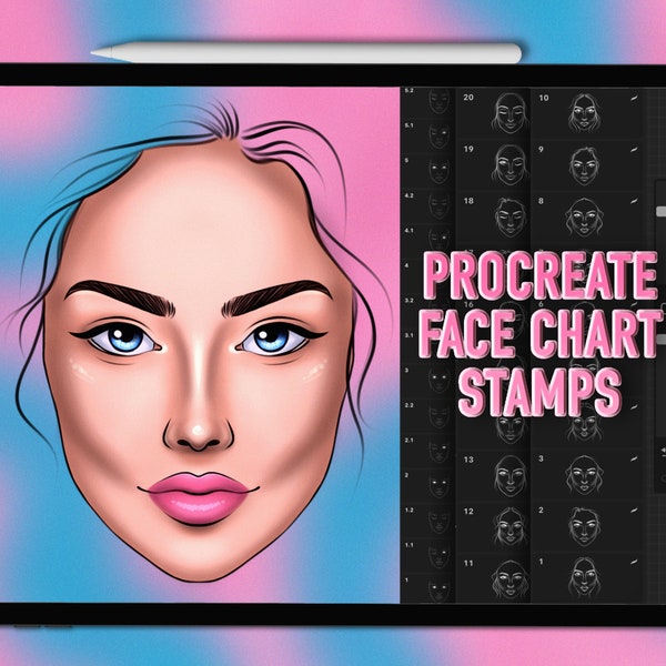 Procreate Face Stamp - Etsy
