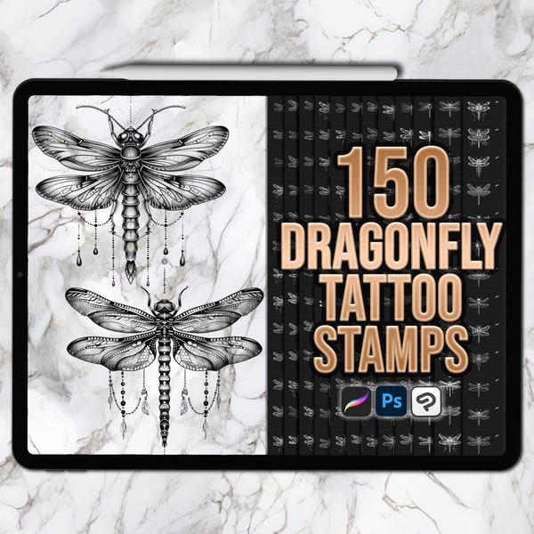 Dragonfly Art - Etsy