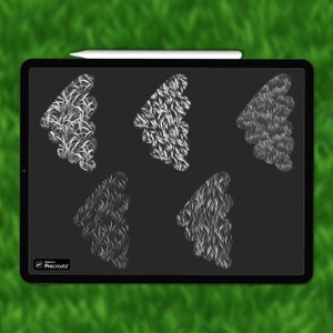 Grass Procreate Brushes | Grass Procreate Texture Brushes | Procreate ...