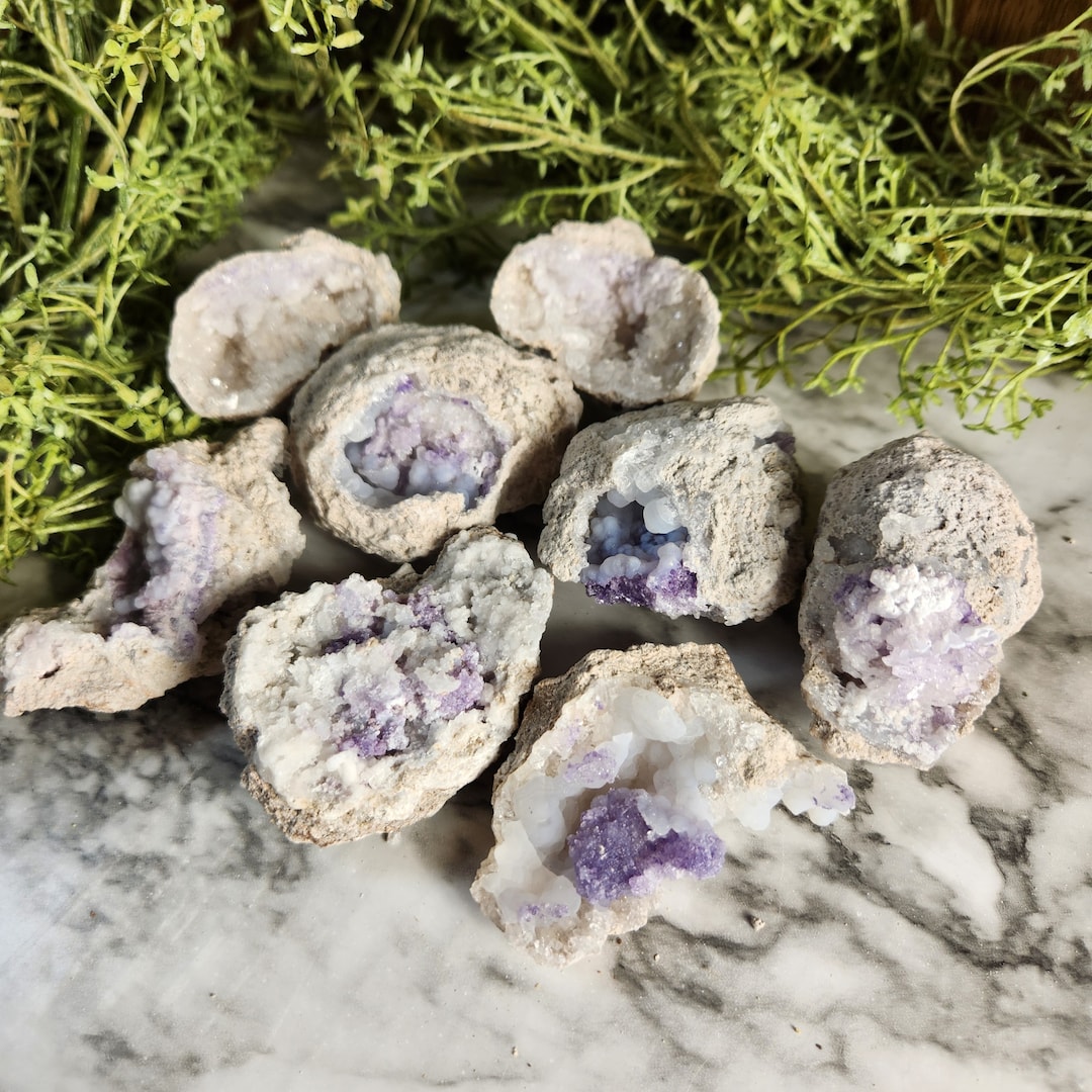 Spirit Flower Geode - Fluorite Chalcedony and Quartz Geodes - Fluorite ...