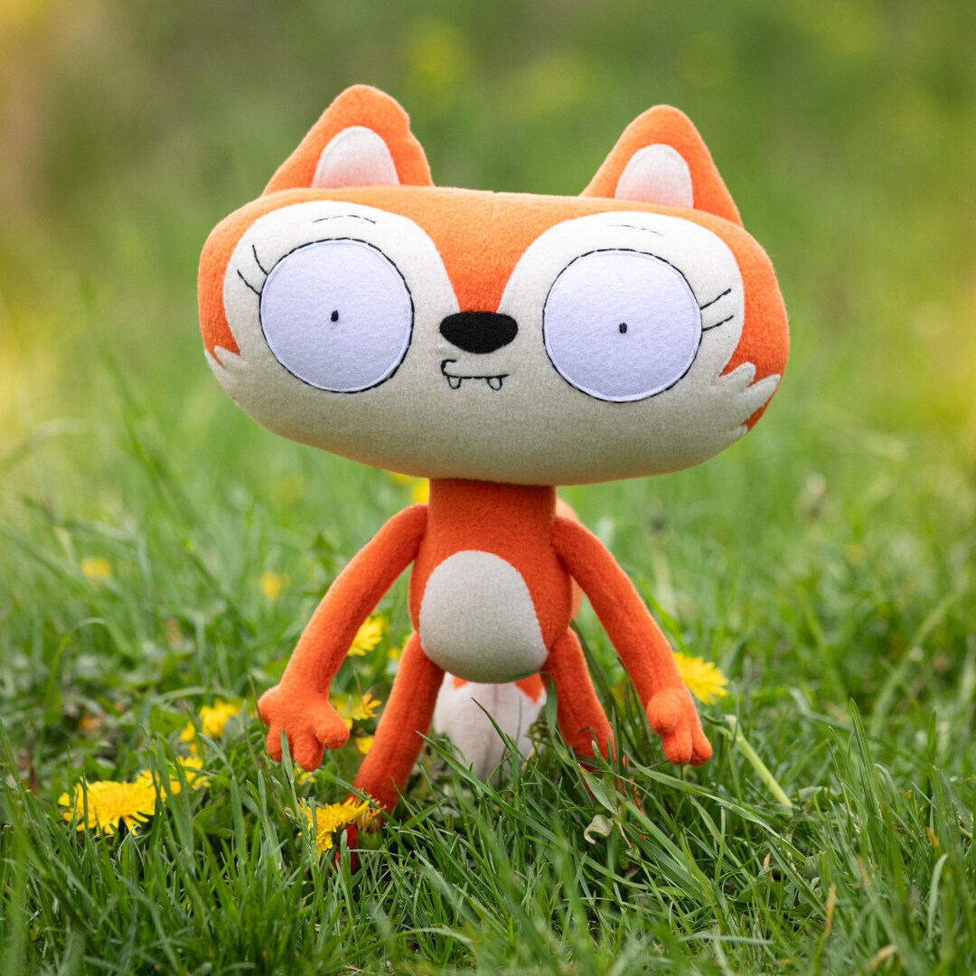 Candle Fox, Handmade Stuffed Plushie, 12.2in High, Kiff and Barry - Etsy