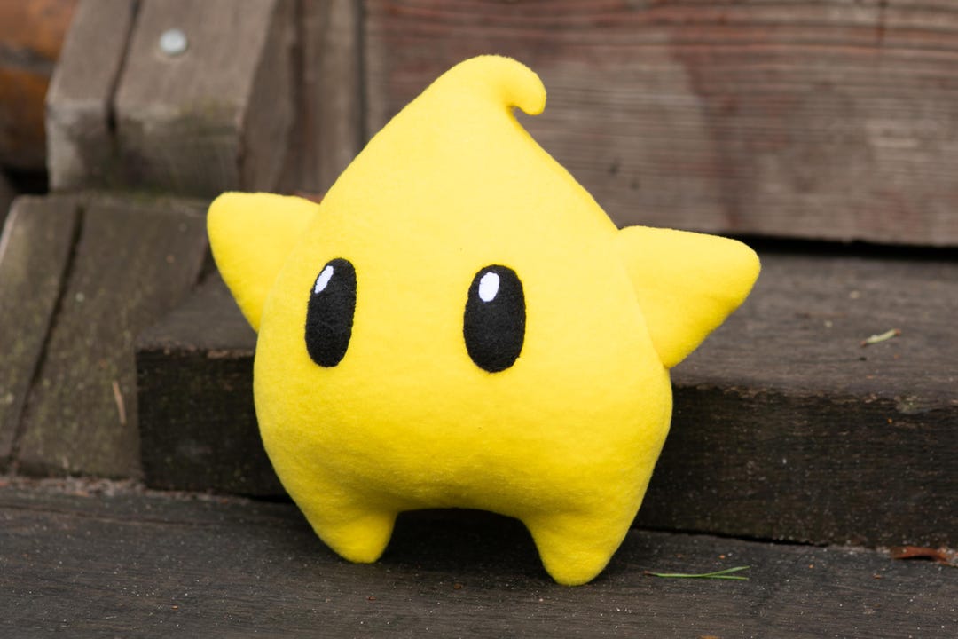 Luma Plushie, Yellow Soft Star, 3 Sizes, Handmade Plush, Made to Order ...