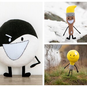 Paintbrush Plushie Inanimate Insanity Inspired, the Hothead, Handmade ...