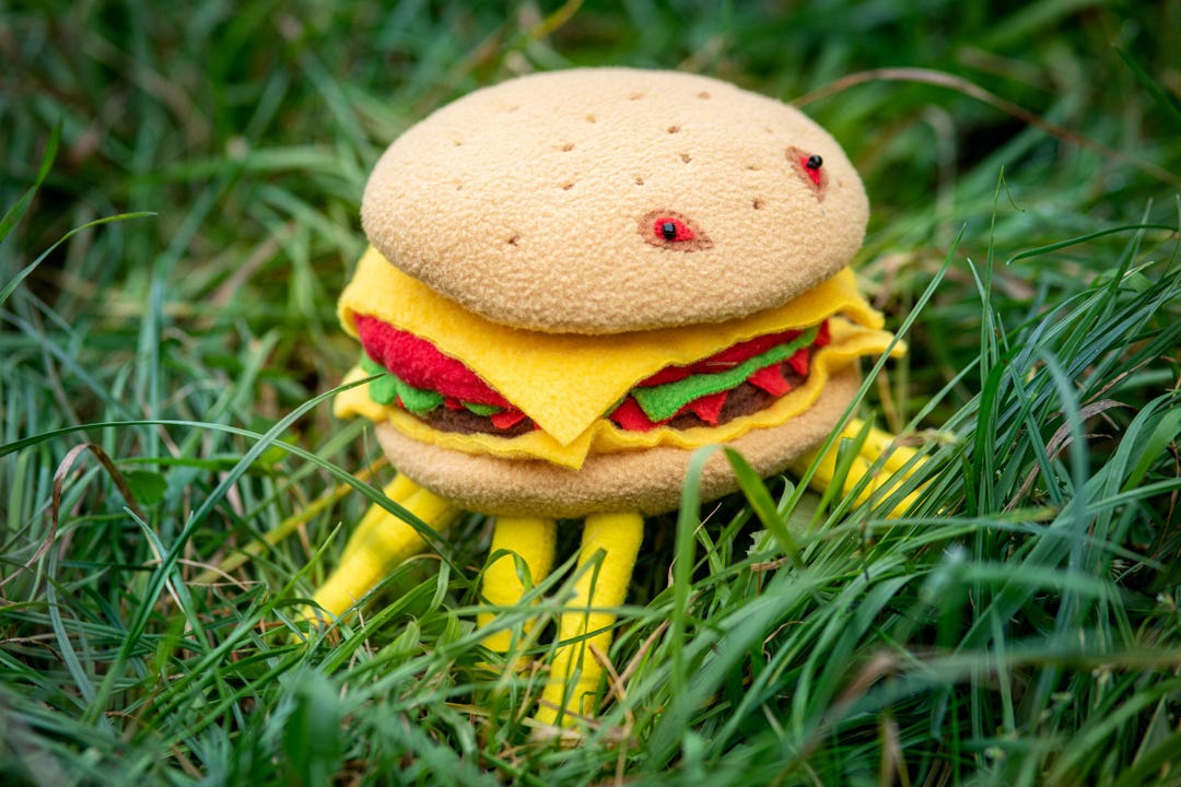 Cheespider - Cheese Spider Plush - Cheese Spider Cloudy - Spider Burger ...