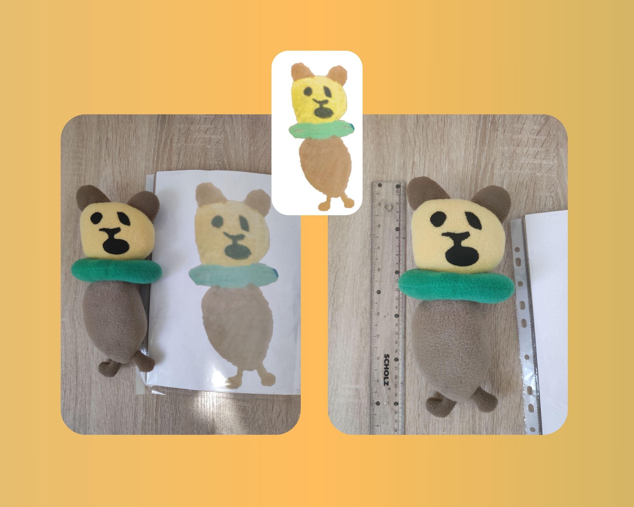 Plushie From Drawing, Kids Drawing, Custom Plush, Made to Order ...